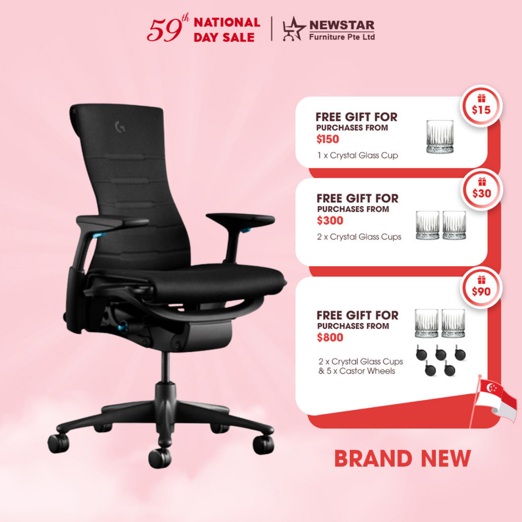 Herman Miller Embody Logitech Gaming Chair – Newstar Furniture Pte Ltd